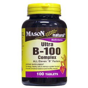 ULTRA B 100 COMPLEX ALL ELEVEN "B" FACTORS TABLETS